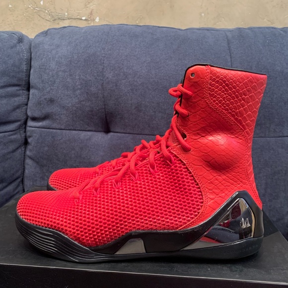 Nike | Shoes | 24 Nike Kobe 9 High Krm Ext Qs Red Mamba Shoes | Poshmark